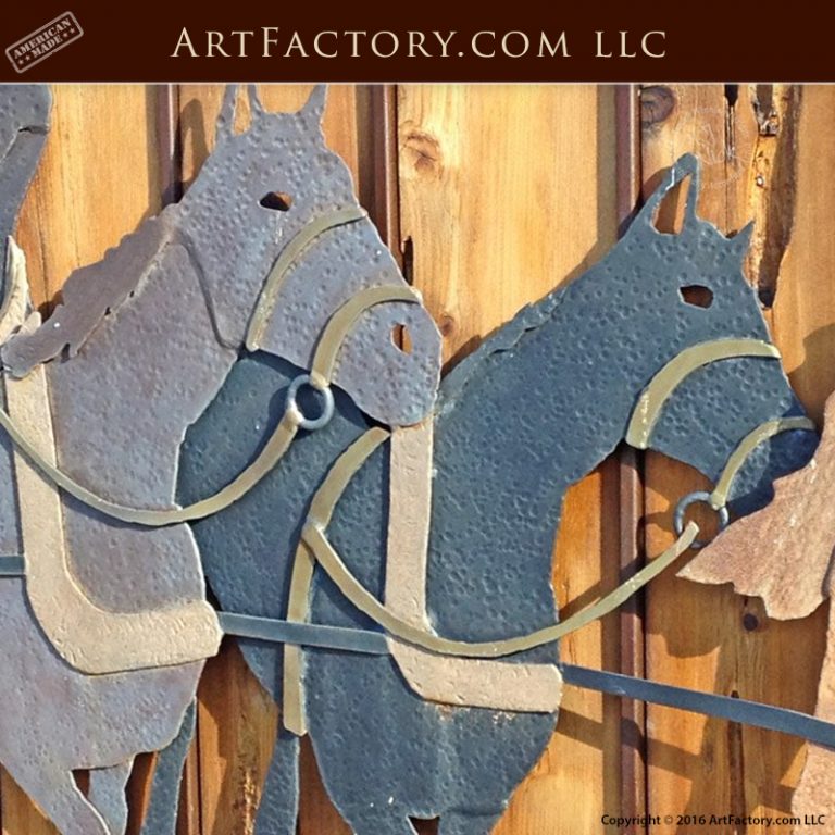 Western Style Security Gate: Hand Forged Fine Art Ironwork