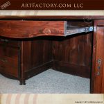 French Baroque Desk: Custom Solid Wood Executive Desks