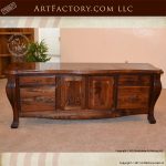French Baroque Desk: Custom Solid Wood Executive Desks
