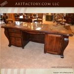 French Baroque Desk: Custom Solid Wood Executive Desks