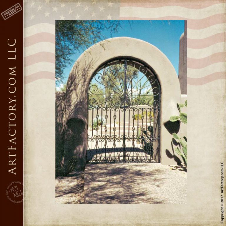 Wrought Iron Gates: Fine Art Custom Hand Forged Iron Gates