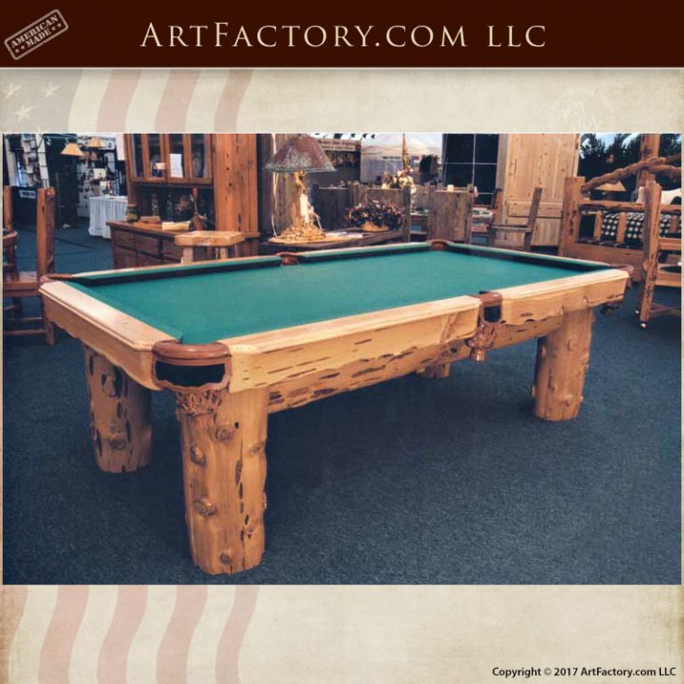 Rustic Lodge Pool Table: Custom Designs Inspired By The Old West