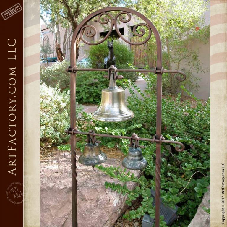 Custom Garden Bells: Unique Iron Bells For Your Courtyard