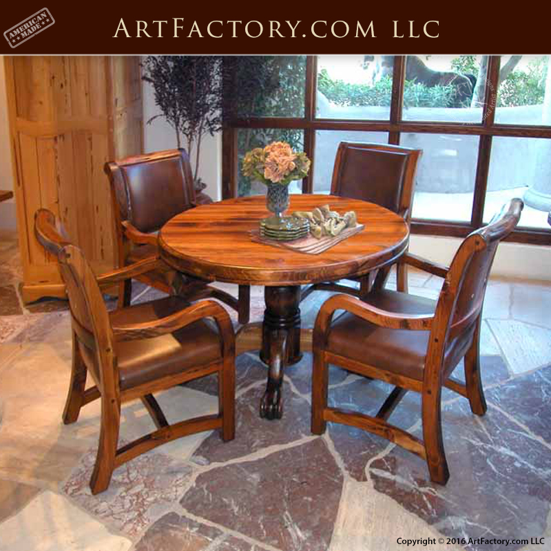 Round French Dining Table: Fine Art Quality Dining Room Furniture