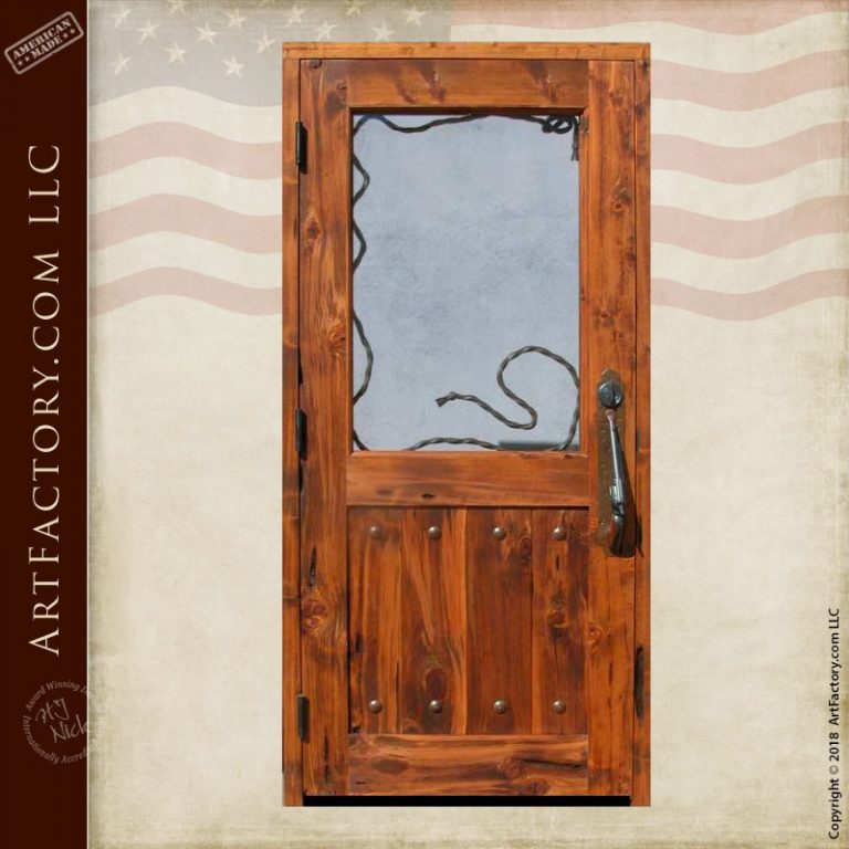 Custom Western Cowboy Door: With Fine Art Quality Hardware