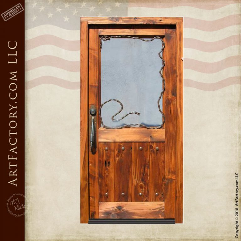 Custom Western Cowboy Door: With Fine Art Quality Hardware