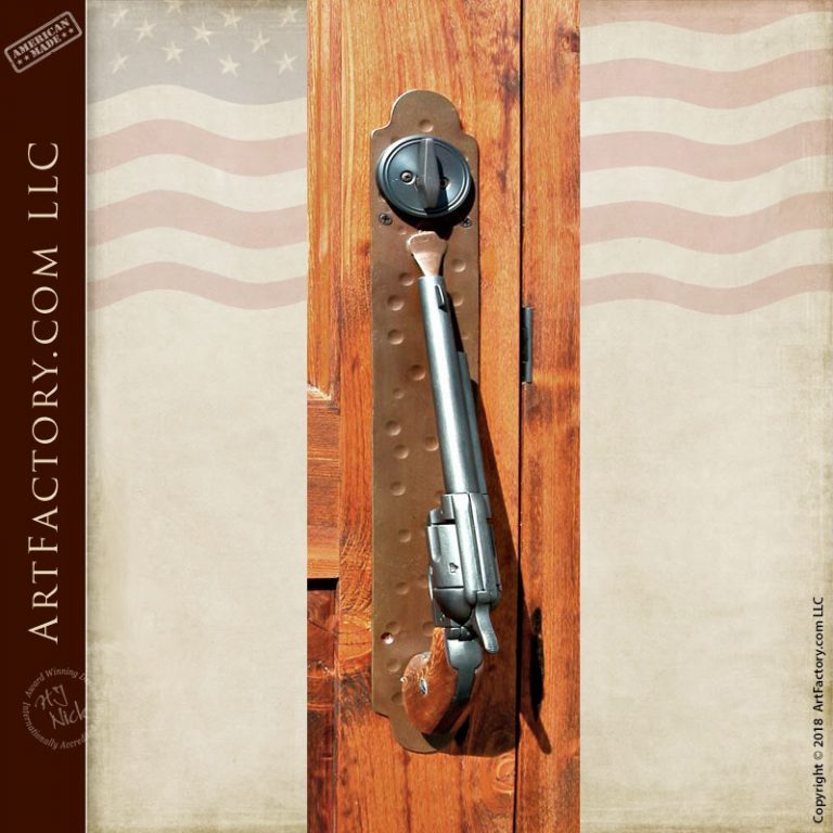 Custom Western Cowboy Door: With Fine Art Quality Hardware