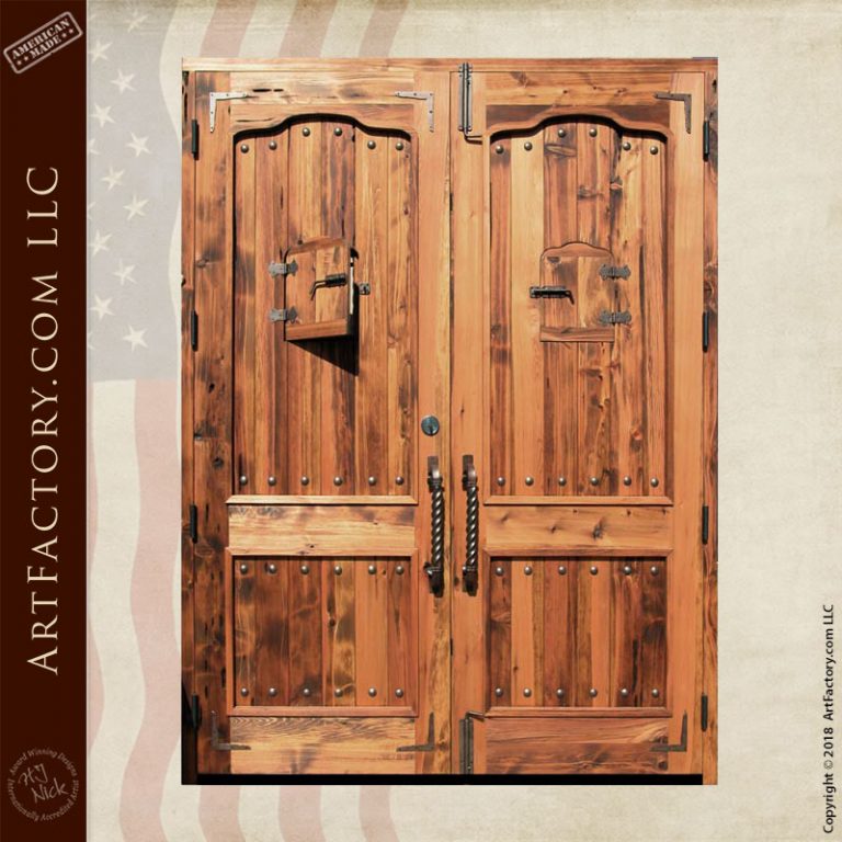 Custom Speakeasy Double Doors: By Award Winning Artist H.J. Nick