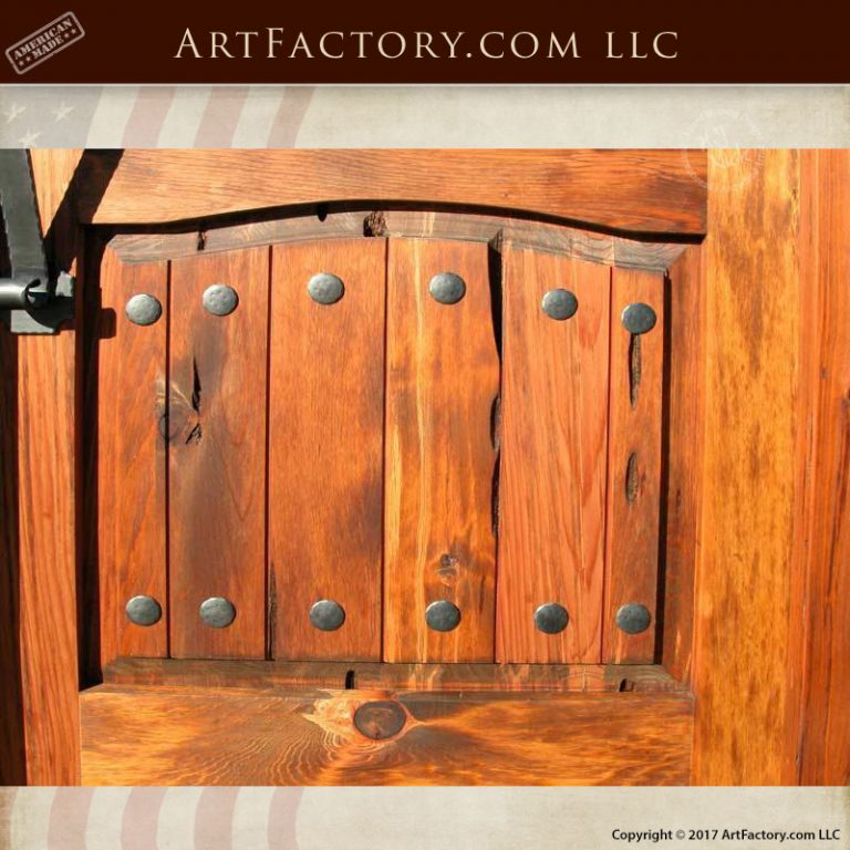 Custom Hand Carved Wood Door: An H.J. Nick Fine Art Design