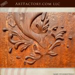 Hand Carved Fish Door: Handcrafted Solid Wood Fine Art Entrances