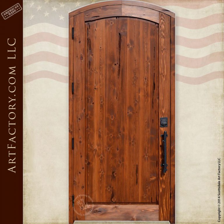 Hand Carved Fish Door: Handcrafted Solid Wood Fine Art Entrances