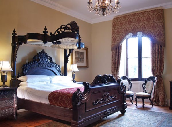 Hand Carved Canopy Bed: Design Inspired By Ireland's Castle Oliver