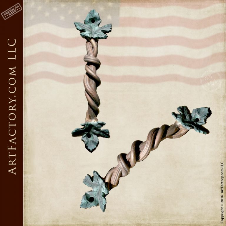 Cabinet Knobs: Custom Hand Forged Iron Cabinet Hardware