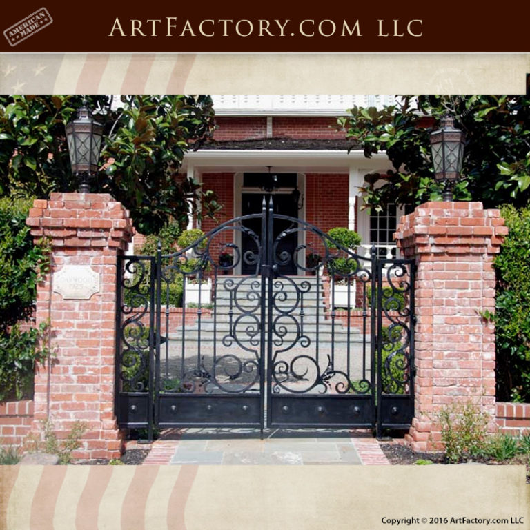 Iron Driveway Estate Gates - Security Entrance Garden Gates