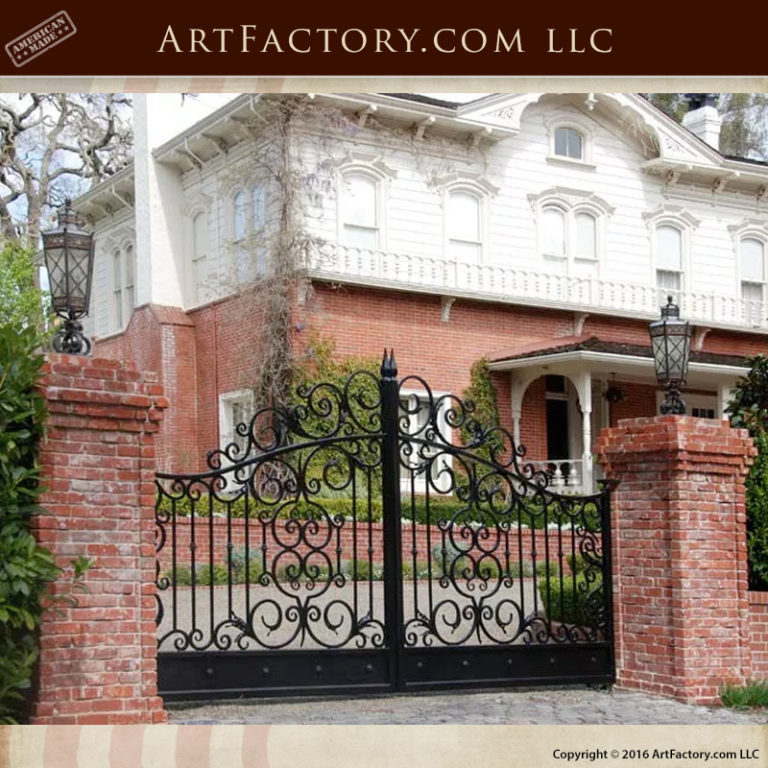 Iron Driveway Estate Gates - Security Entrance Garden Gates