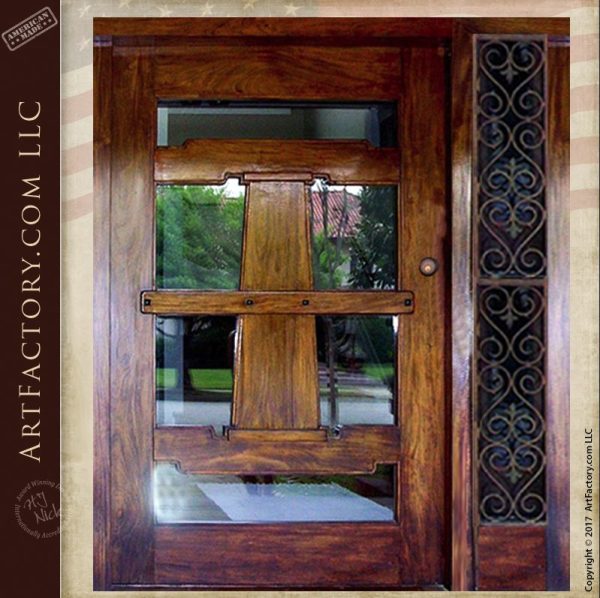 Door - Craftsman Design From Historic Record - WFD201 - ArtFactory.com