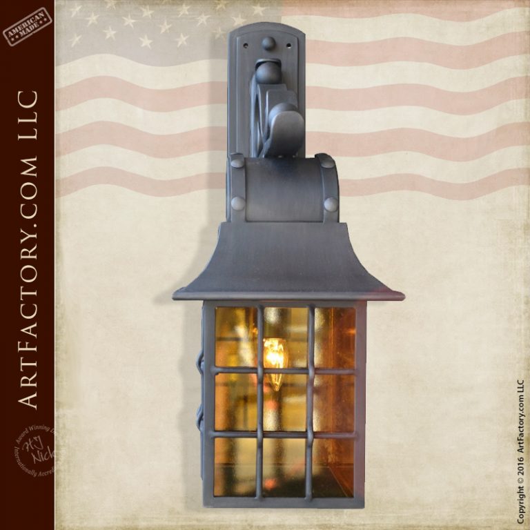 Custom Hand Forged Lanterns: Historic Lanterns - Commercial Wall Lanterns