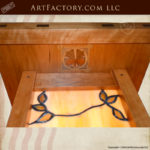 Custom Craftsman Lighting: Handcrafted Stained Glass Chandelier