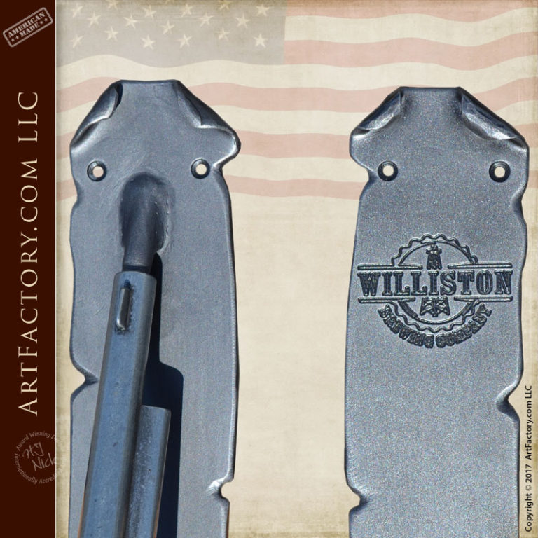 Custom Pistol Door Handles: Revolver Door Pull With Backplate