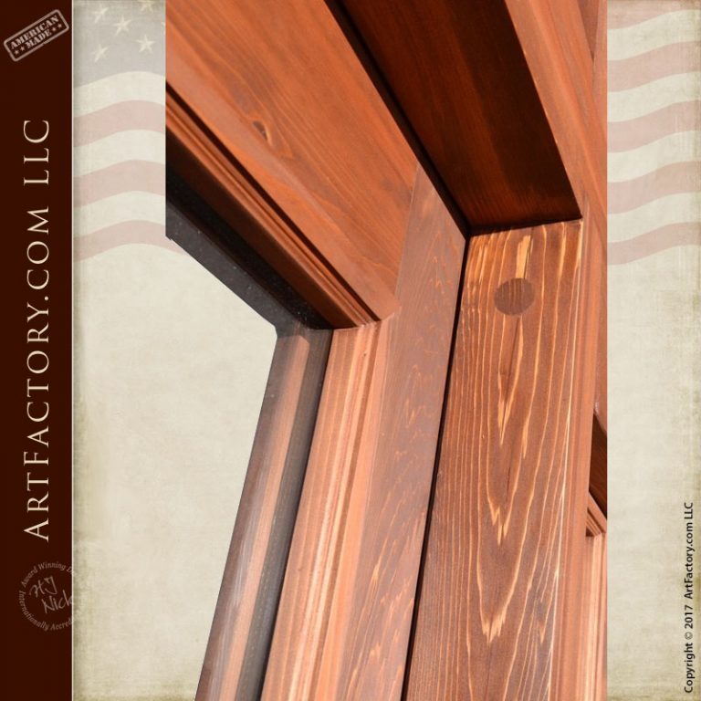 Luxury Doors | Gable Entrance Doors | French Doors With Gable Transom