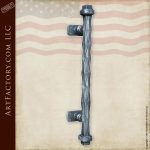 Custom Medieval Castle Door Handle: Master Blacksmith Hand Forged
