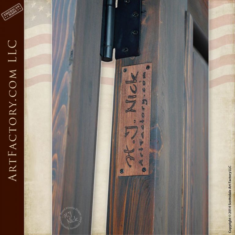 Solid Wood Front Door: Custom Made To Order In Any Size