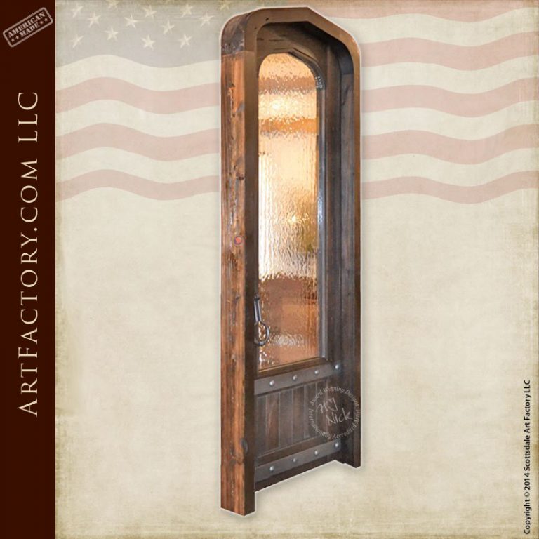 Solid Wood Glass Panel Door: Master Handcrafted From Natural Materials