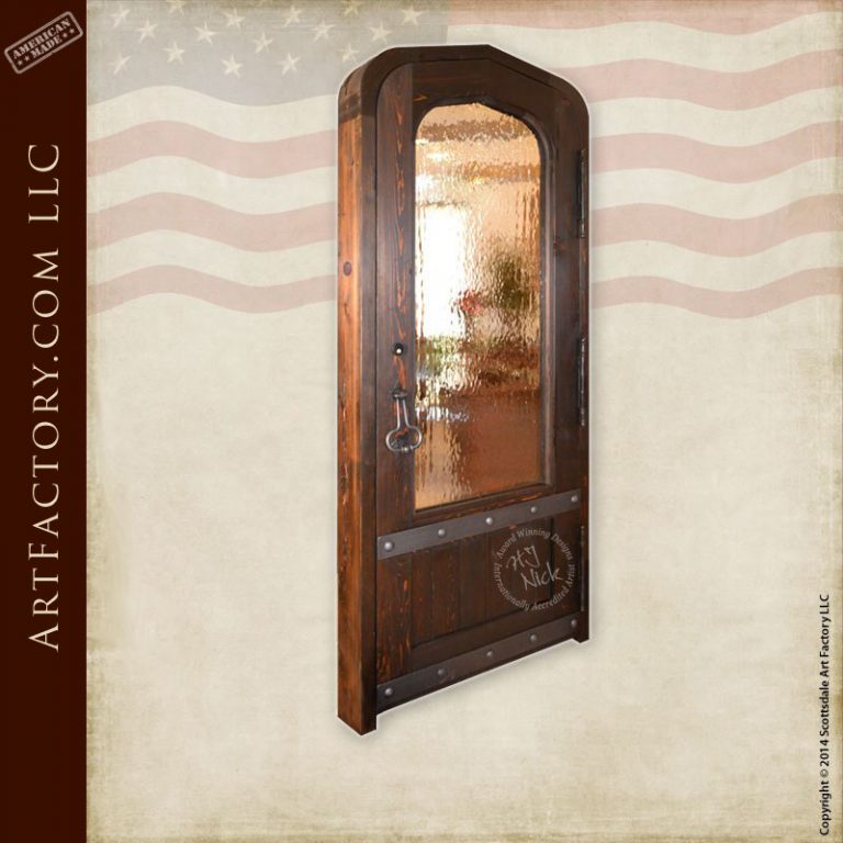 Solid Wood Glass Panel Door: Master Handcrafted From Natural Materials
