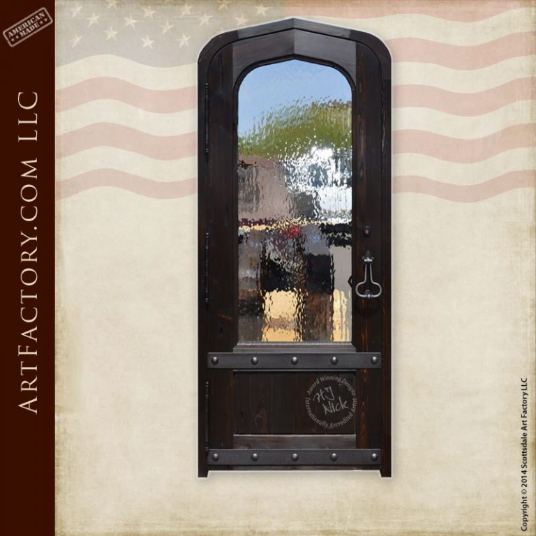 Solid Wood Glass Panel Door: Master Handcrafted From Natural Materials