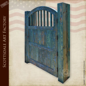 Arch Top Wood Gate - Custom Wood Gate Designs Any Style And Finish