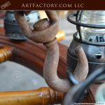 Nautical Ship Wheel Chandelier: Built With Genuine Antique Boat Parts
