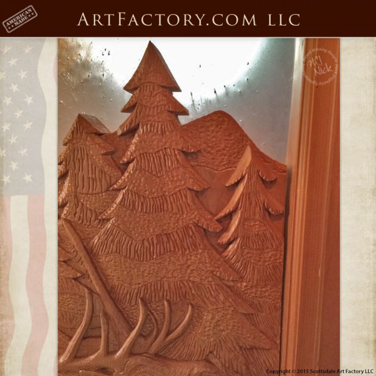 Elk Hand Carved Front Doors: Fine Art Custom Entrances