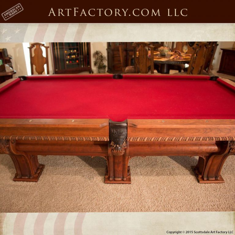 F.X. Gantner Inspired Custom Pool Table: Six Legged Design
