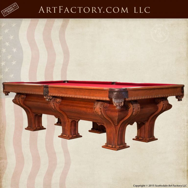 Custom Solid Wood Pool Tables: Handmade By Master Craftsmen