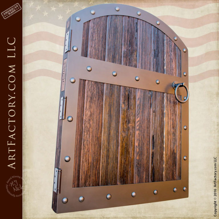 Wood Gates - Fortified Medieval Raised Grain Custom Castle Design