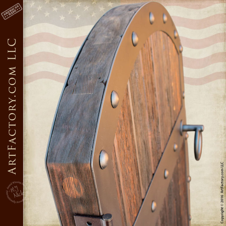 Wood Gates - Fortified Medieval Raised Grain Custom Castle Design