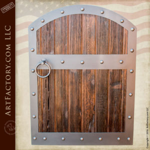 Wood Gates - Fortified Medieval Raised Grain Custom Castle Design