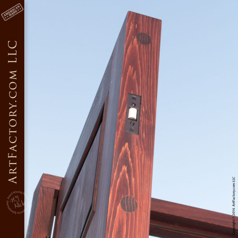 Crescent Stained Glass Entry Double Doors | Craftsman Style Doors