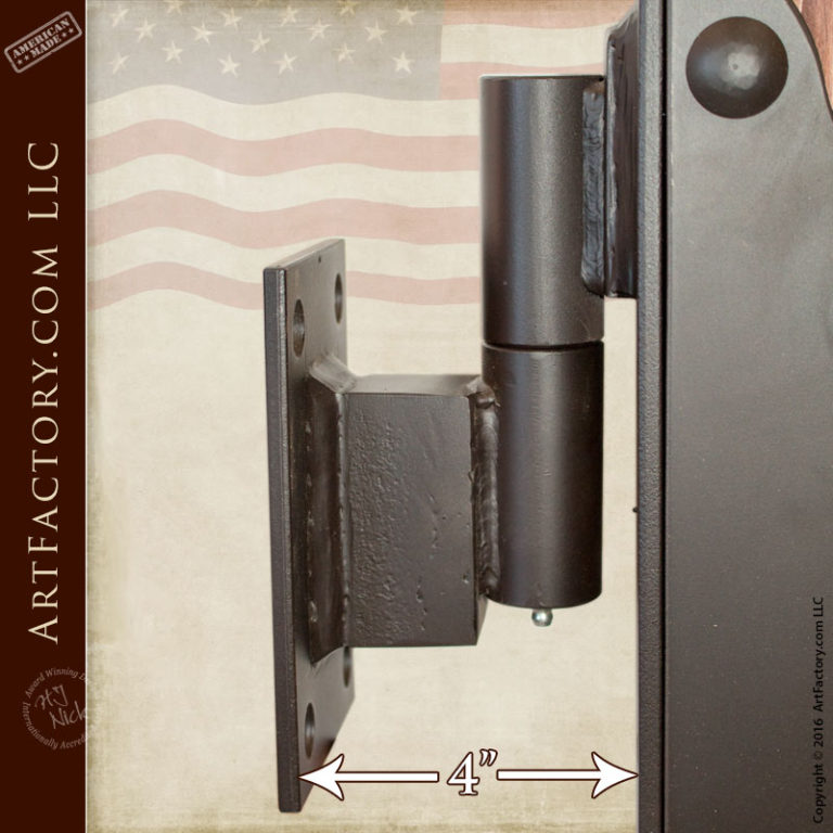 Custom Hardware - Gate Hinge Hardware - Scottsdale Art Factory