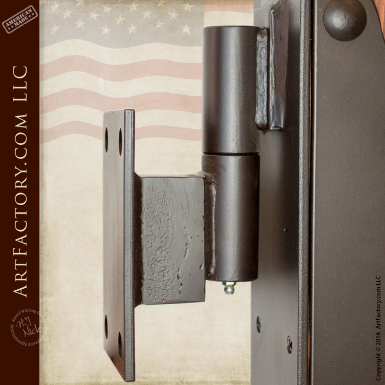 Custom Hardware - Gate Hinge Hardware - Scottsdale Art Factory