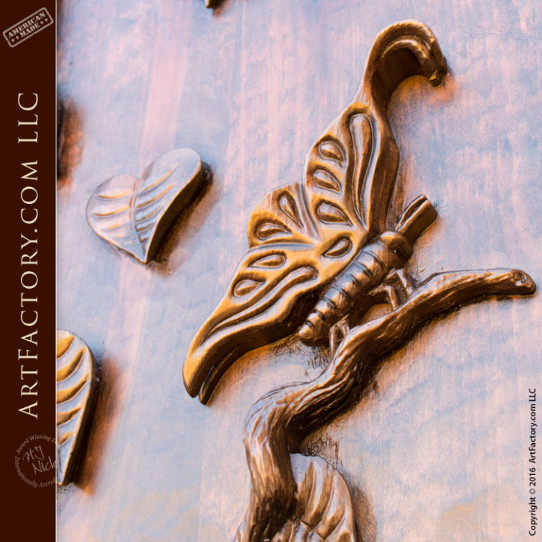 Tree Of Life Carved Door: Fine Art Carvings By One Master's Hands