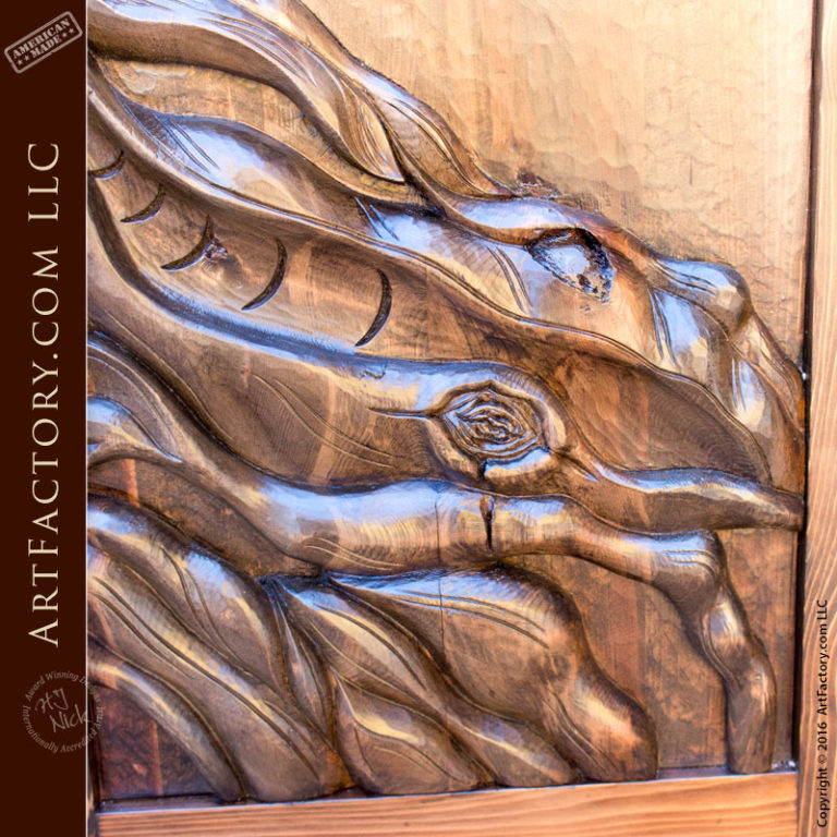 Tree Of Life Carved Door: Fine Art Carvings By One Master's Hands