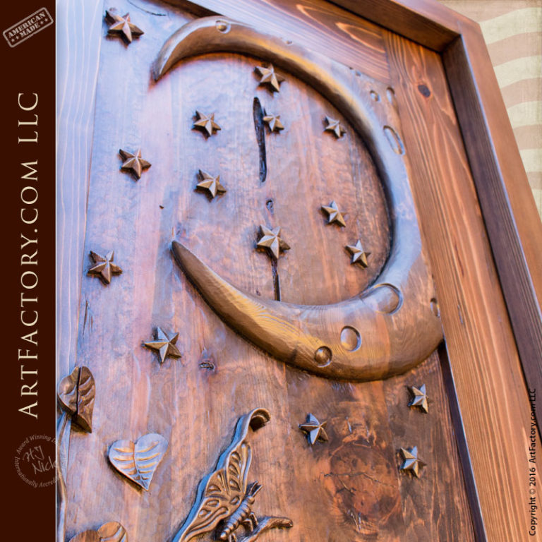 Tree Of Life Carved Door: Fine Art Carvings By One Master's Hands