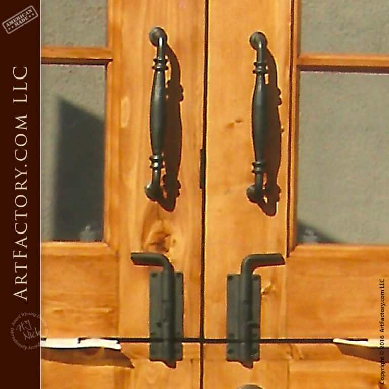 Hand Forged Iron Custom Door Pulls - Original Craft - Classic Design ...