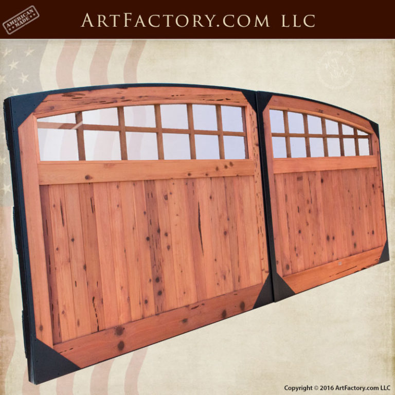 Custom Entrance Gates - Large Carriage Doors Design