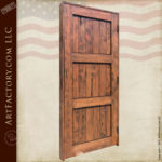 Custom 3-Panel Solid Wood Entry Door | Handcrafted in US
