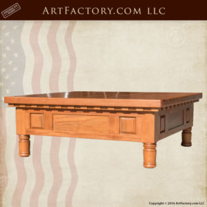 Custom Craftsman Coffee Table: Master Handcrafted In The USA