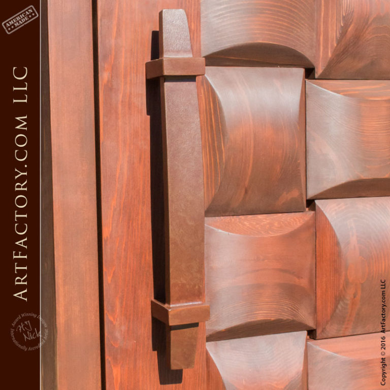 Basket Weave Hand Crafted Door