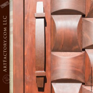 Basket Weave Hand Crafted Door