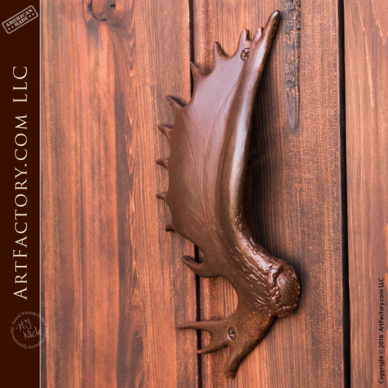 Custom Hand Carved Wildlife Door: Lodge Door With Sidelights